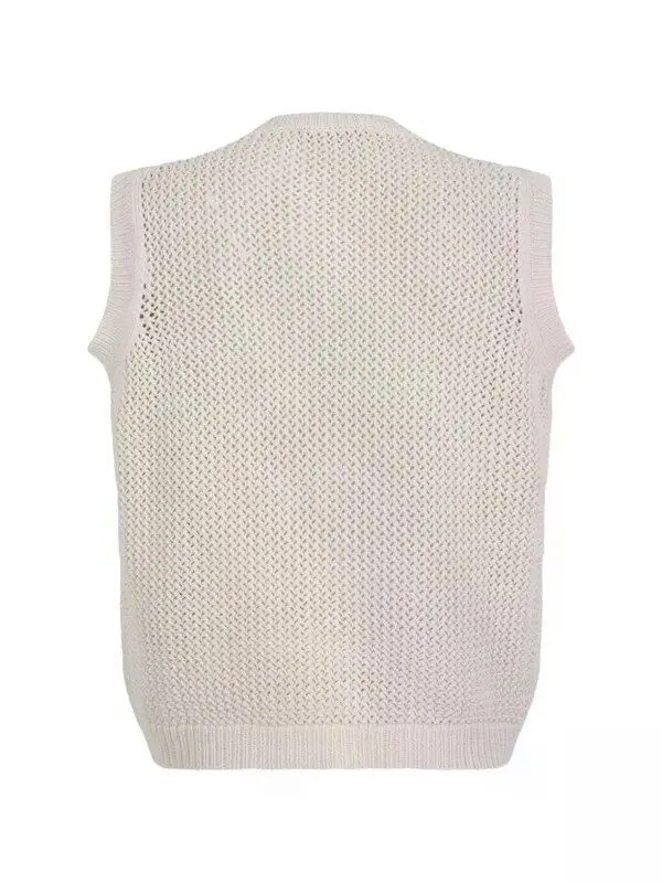 Max Mara Nome Open Knit Vest