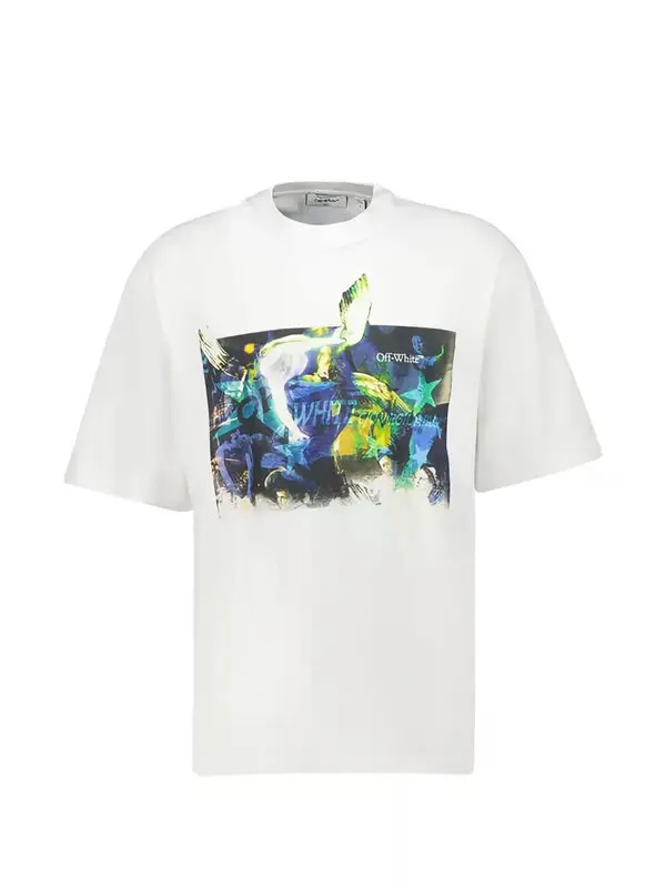 Off-White Caravaggio Skate Printed T-shirt - White