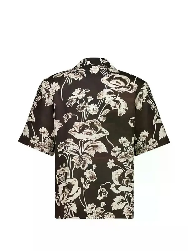 Commas Painted Peonies Shirt