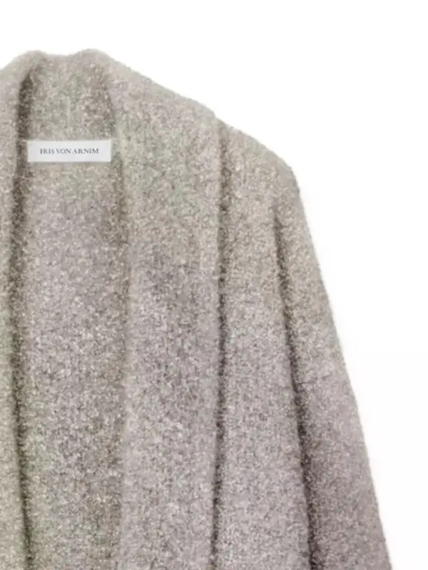 Iris Von Arnim Open Silk Cardigan