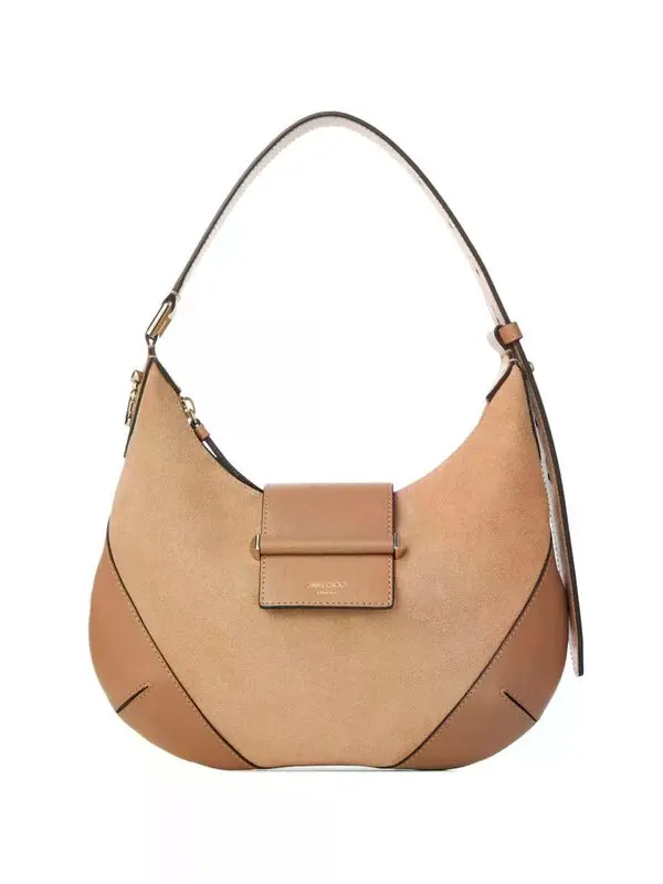 JIMMY CHOO Leather Hobo Shoulder Bag