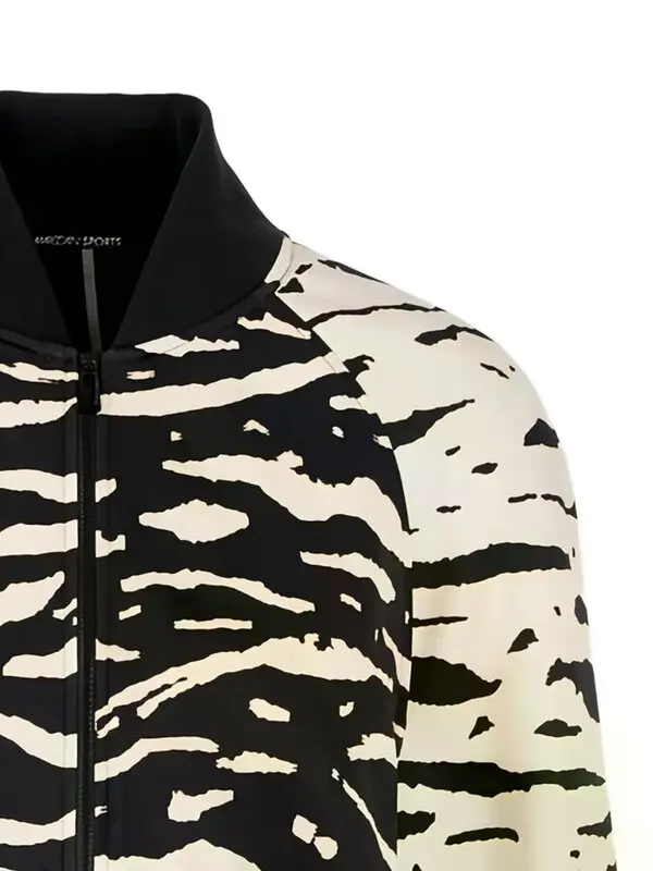 MARCCAIN Zebra-print Zip Jacket