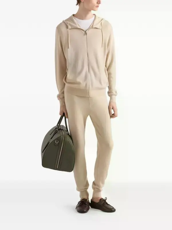 Prada Cashmere Hooded Cardigan