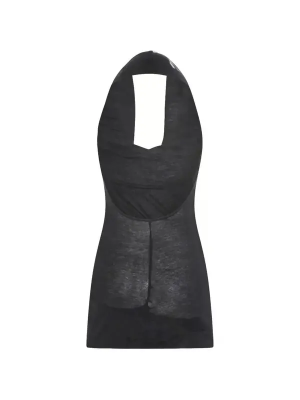 Rick Owens Cowl-neck Halter Top