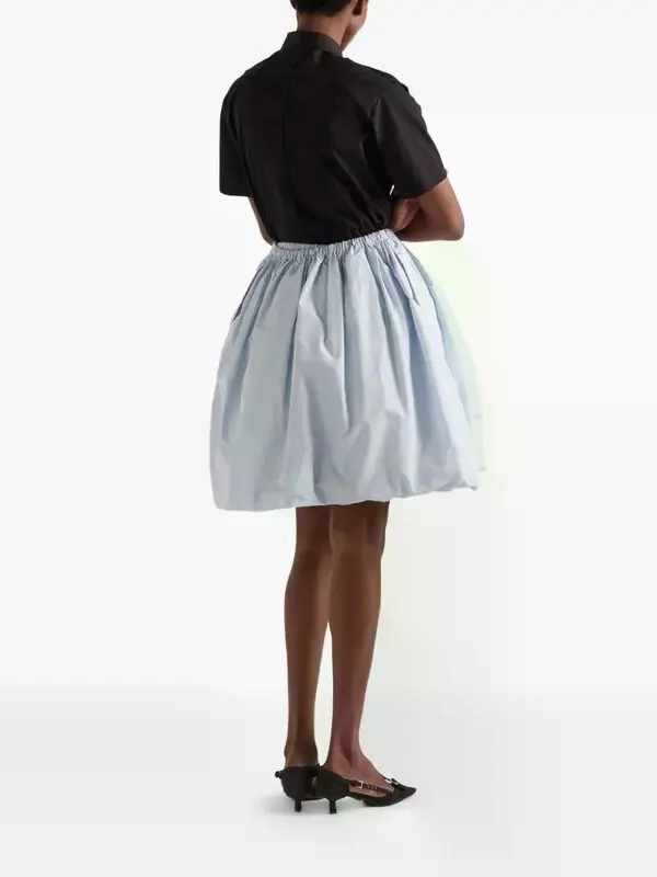 Prada Technical Taffeta Skirt - Blue