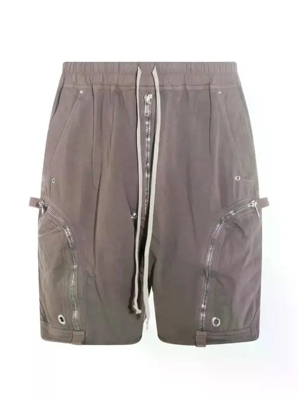 Rick Owens Zip-up Cargo Shorts - Grey