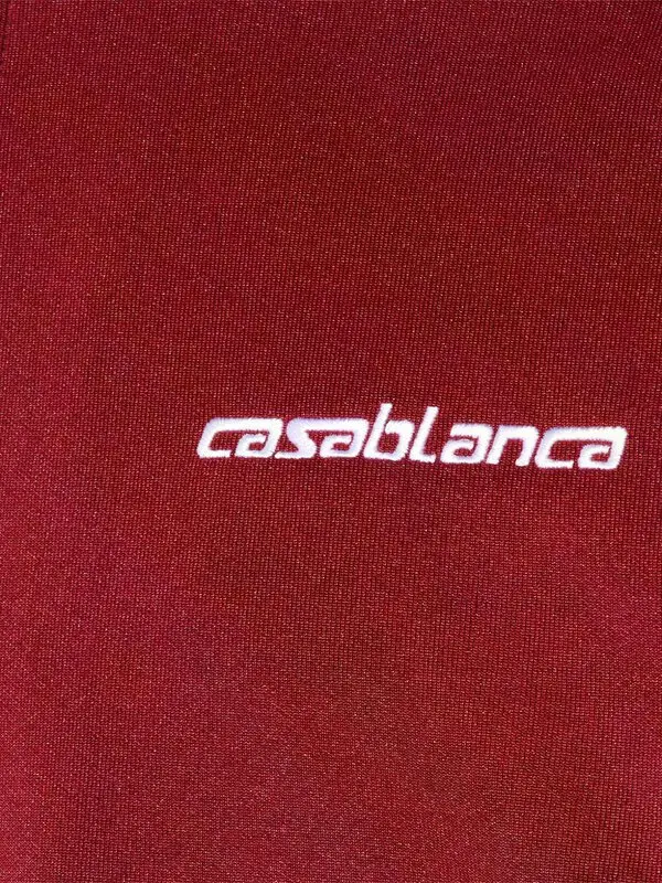 Casablanca Embroidered Logo Sweatshirt - Red