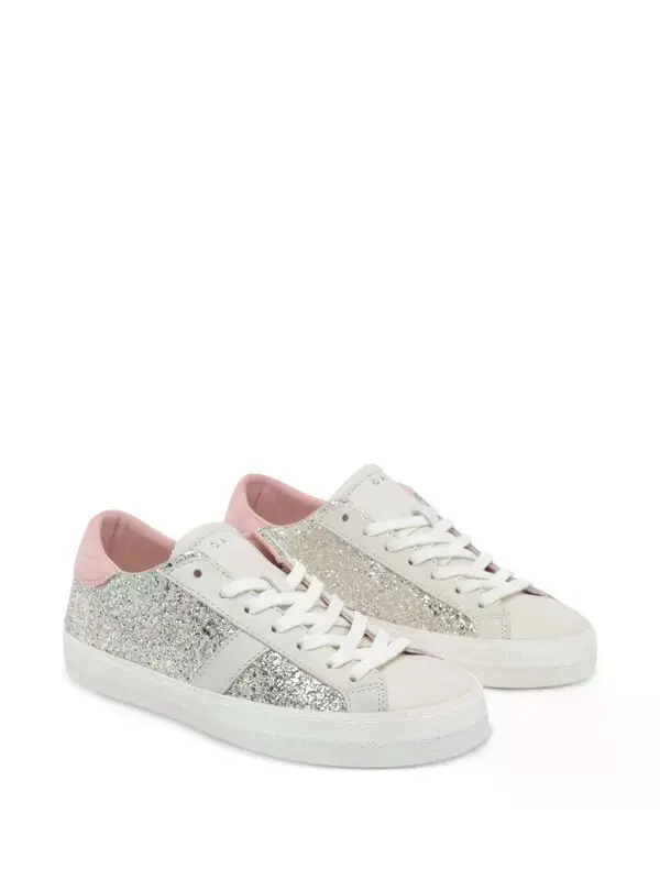 D.a.t.e. Hill Low Glitter Sneakers