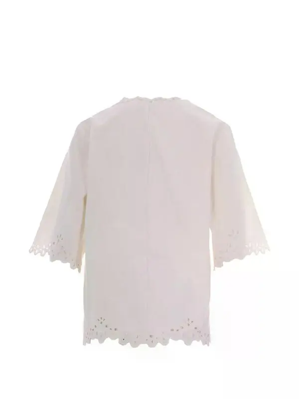 MARANT ETOILE Embroidered V-neck Top
