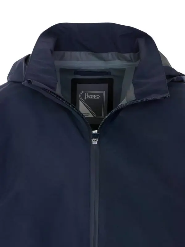 Herno Detachable-hood Jacket - Blue