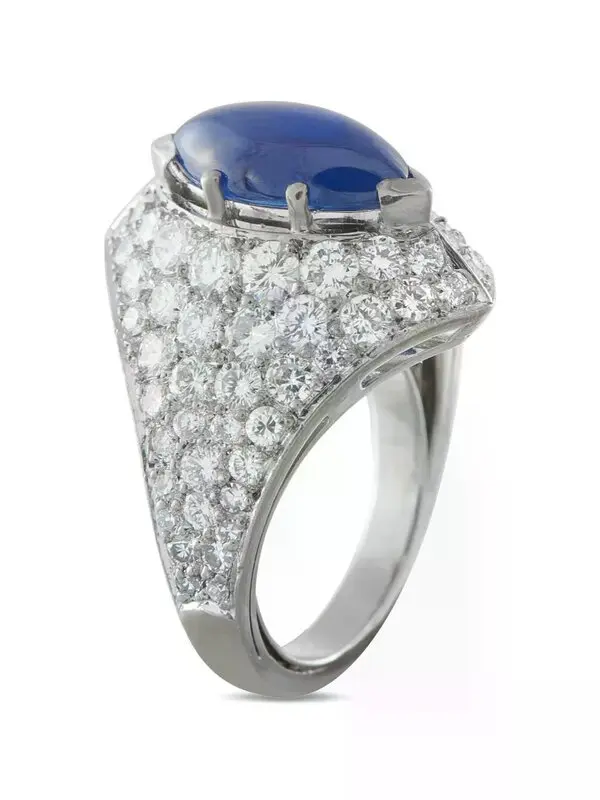 LB EXCLUSIVE Diamond And Sapphire Ring