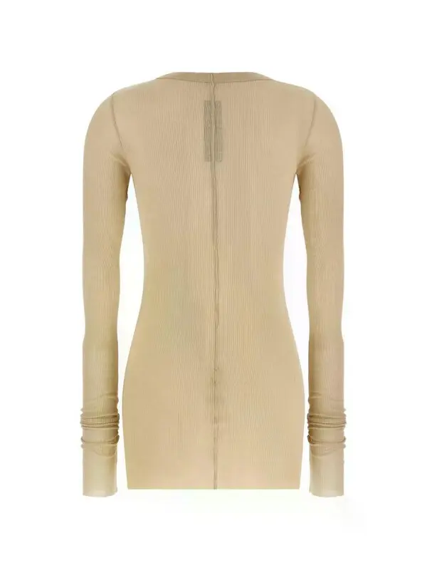Rick Owens Ribbed Long-sleeve T-shirt - Neutrals