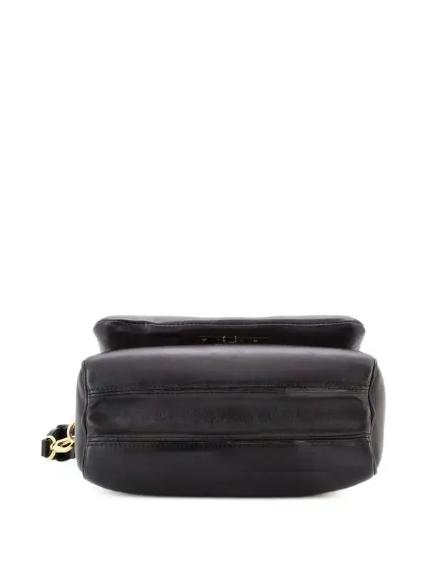 LOUIS VUITTON Twist Convertible Handbag Puffer Lambskin Mm - Black