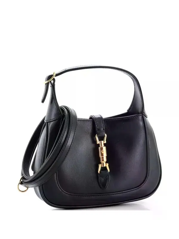 Gucci Jackie 1961 Leather Mini Hobo Bag - Black