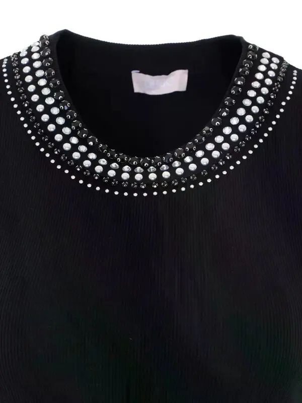 Liu Jo Studded Crewneck Top