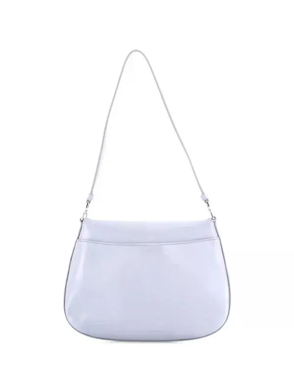 Prada Cleo Flap Shoulder Bag Spazzolato Leather - Blue