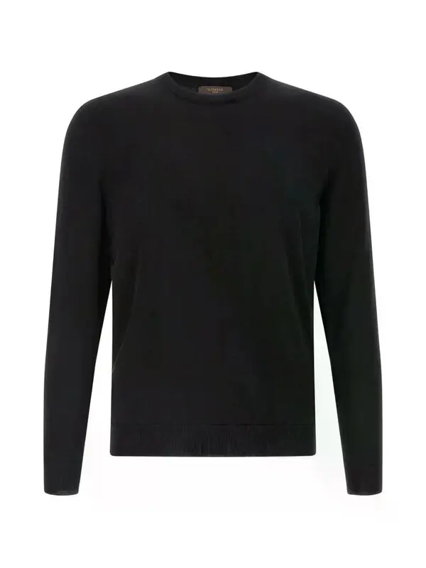 ZANONE Cotton Sweater - Black