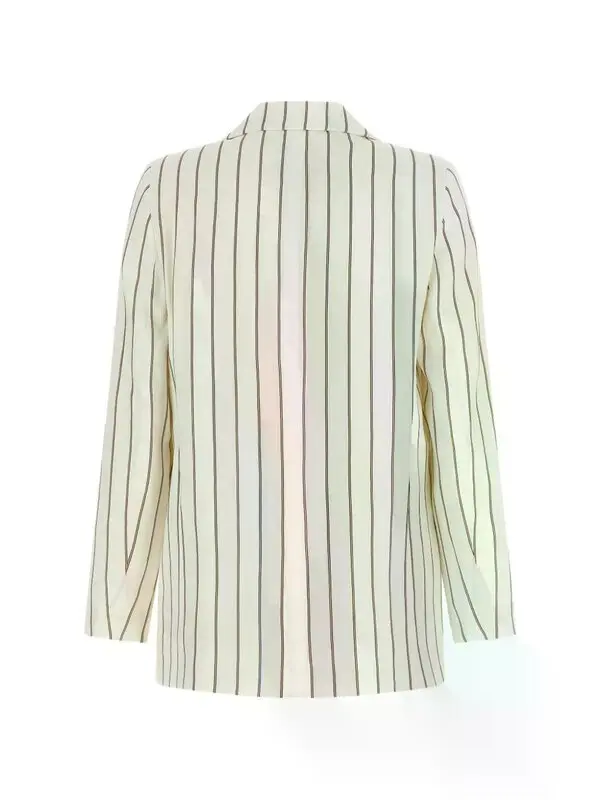 Peserico Pinstriped Single-breasted Blazer