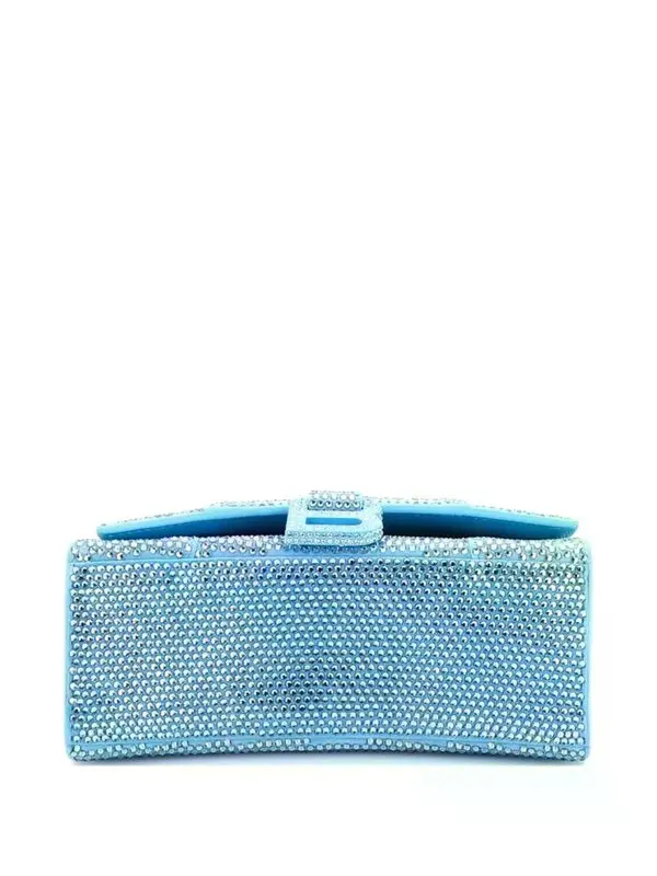 Balenciaga Hourglass Top Handle Xs Crossbody Bag - Blue