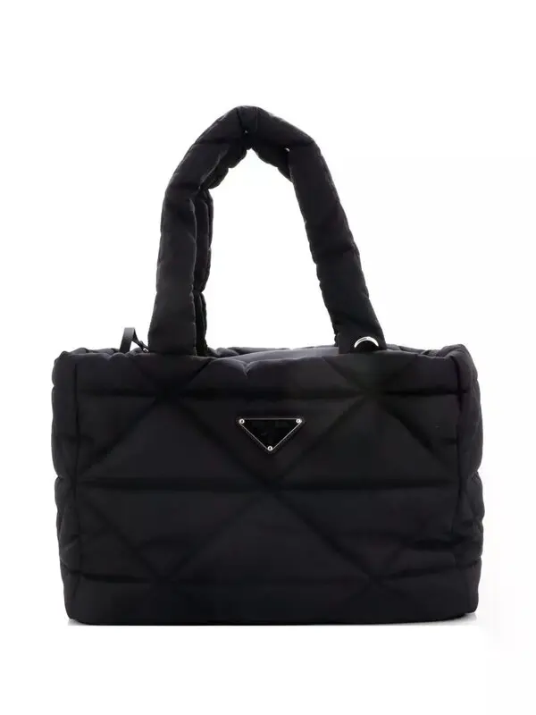 Prada Padded Quilted Re-nylon Pet Carrier Tote Bag