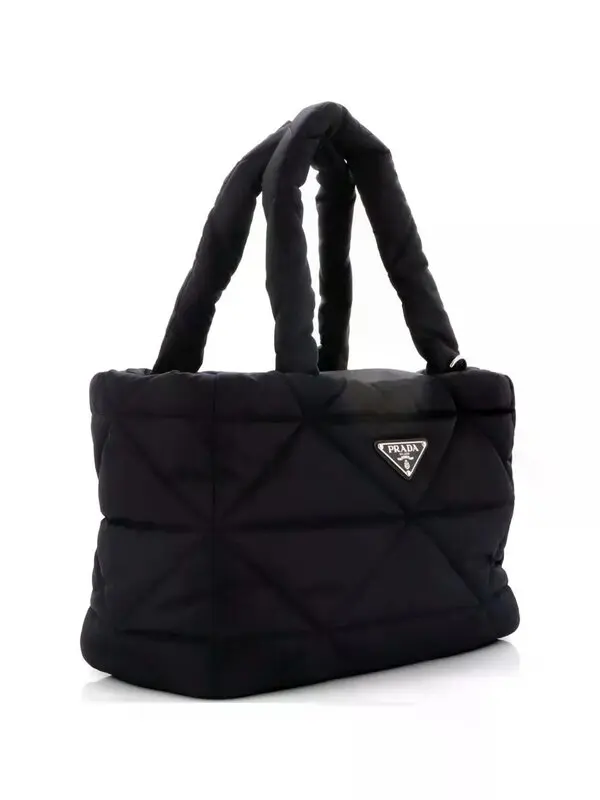 Prada Padded Quilted Re-nylon Pet Carrier Tote Bag