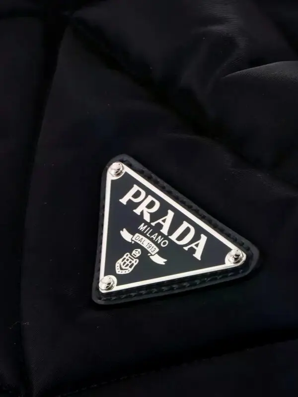 Prada Padded Quilted Re-nylon Pet Carrier Tote Bag