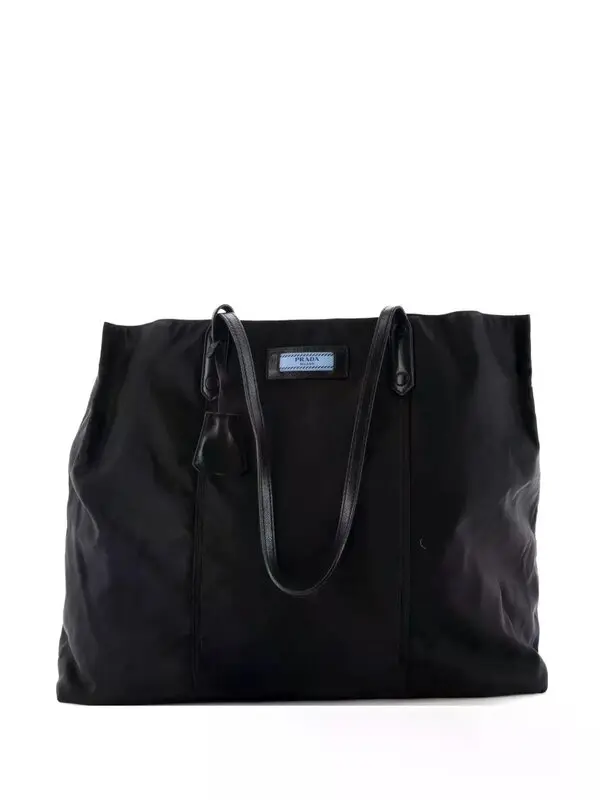 Prada Etiquette Tessuto Large Tote Bag