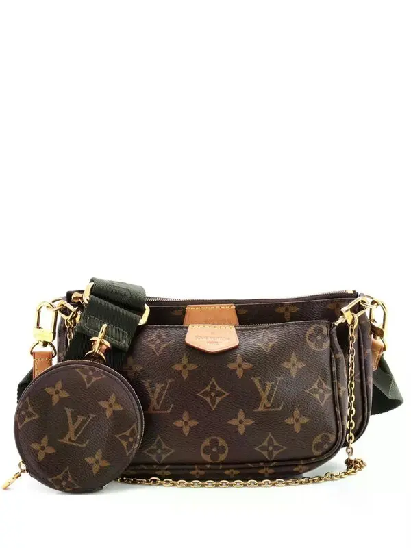 LOUIS VUITTON Multi Pochette Accessoires Monogram Canvas Crossbody Bag - Brown