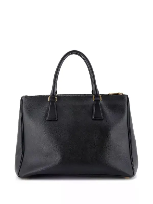 Prada Double Zip Lux Saffiano Leather Medium Tote Bag