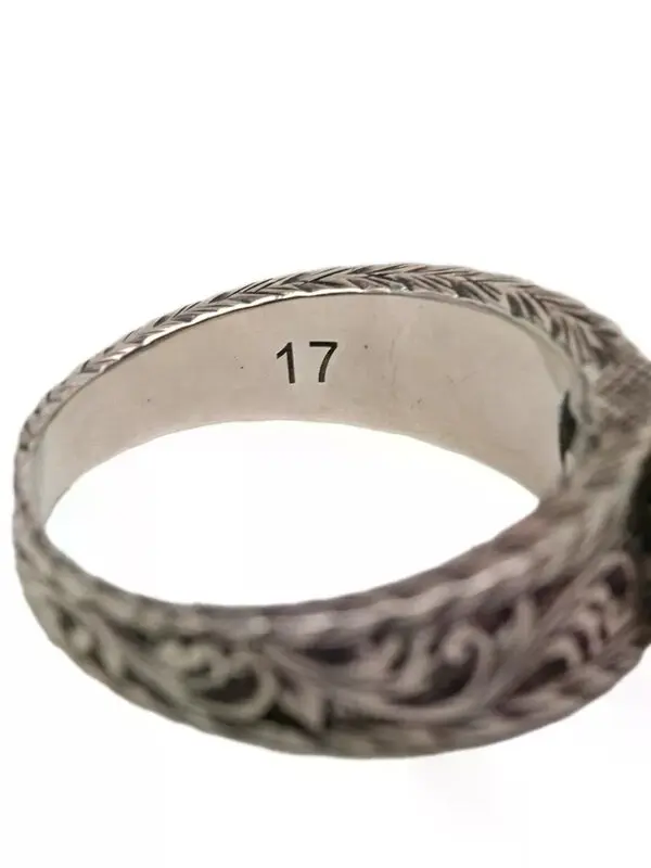 Gucci Sterling Interlocking G Arabesque Ring