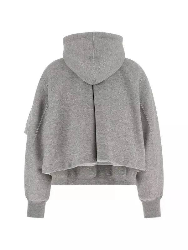 Sacai Sponge Zip-up Hoodie