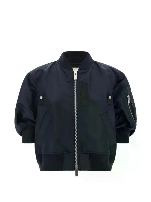Sacai Three-quarter Sleeve Bomber Jacket