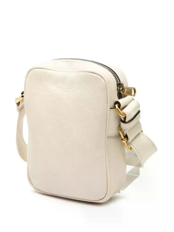Gucci 2000-2015 Mini Grained Calfskin Logo Crossbody Bag