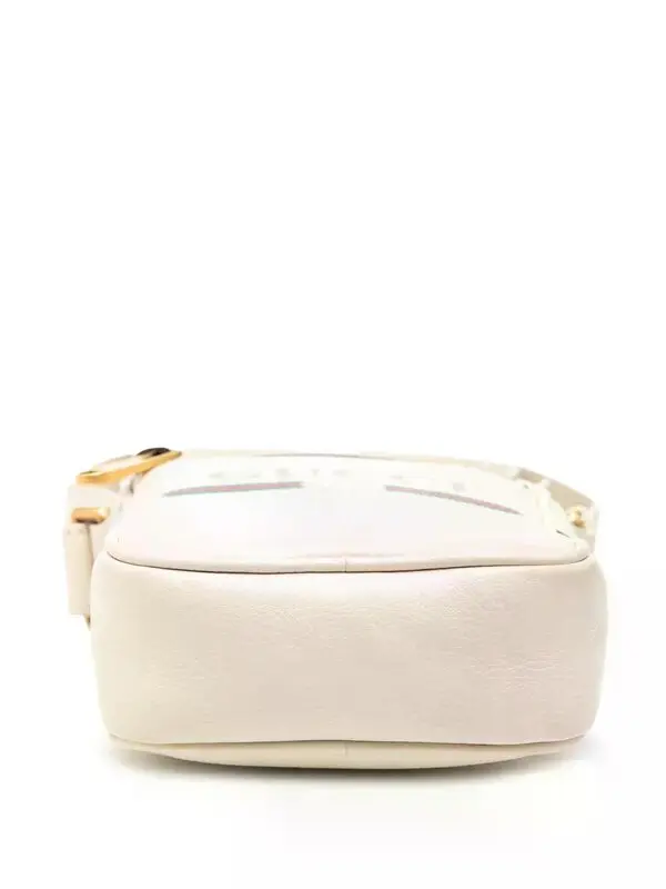 Gucci 2000-2015 Mini Grained Calfskin Logo Crossbody Bag