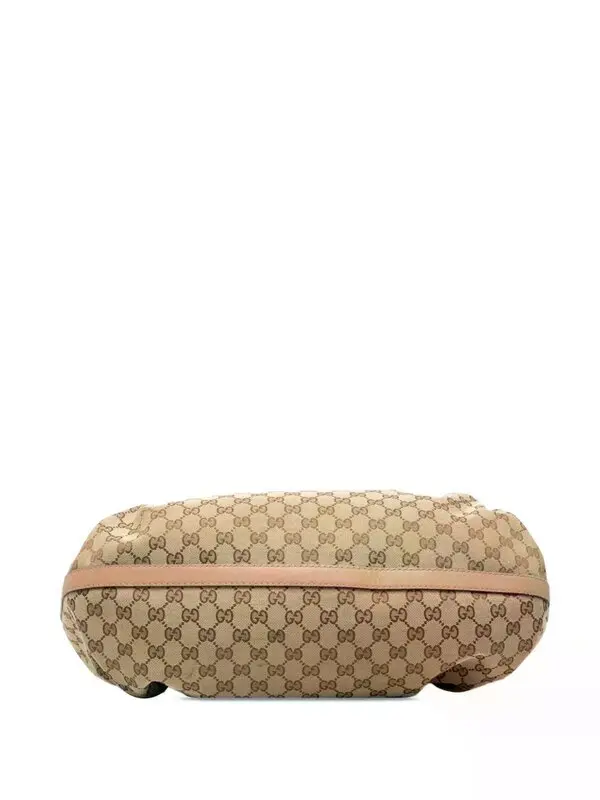 Gucci Large Gg Canvas Scarlett Tote Bag - Brown