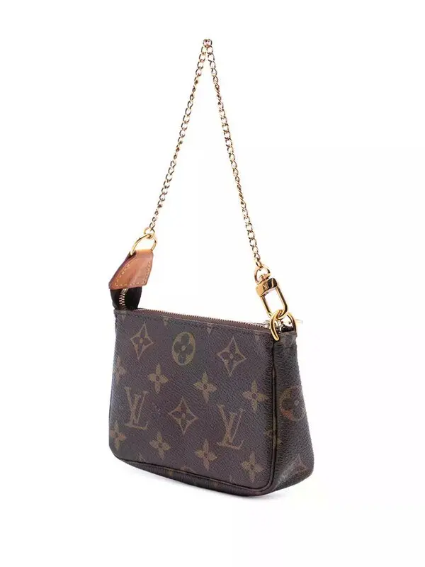 LOUIS VUITTON 2017 Monogram Mini Pochette Accessoires