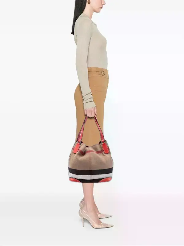 Burberry Mega Check Maidstone Tote Bag