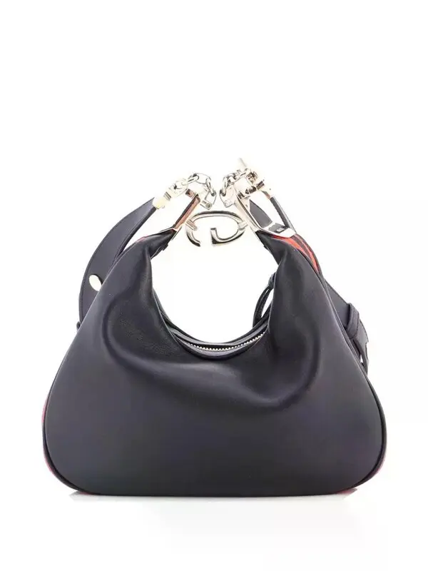 Gucci Attache Small Leather Shoulder Bag - Black
