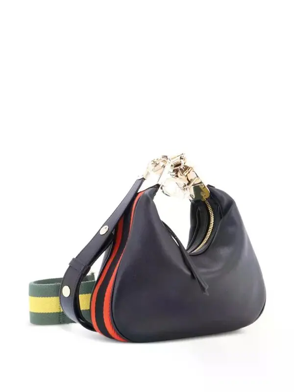 Gucci Attache Small Leather Shoulder Bag - Black