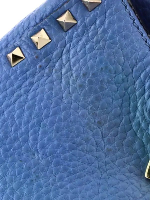 Valentino Garavani Rockstud Flip Lock Messenger Mini Bag - Blue