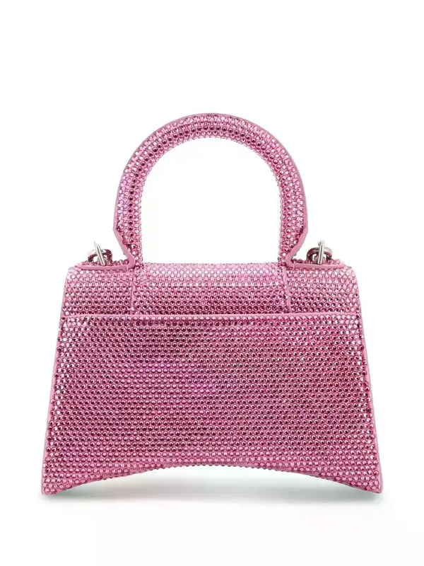 Balenciaga Hourglass Xs Top Handle Crossbody Bag - Pink