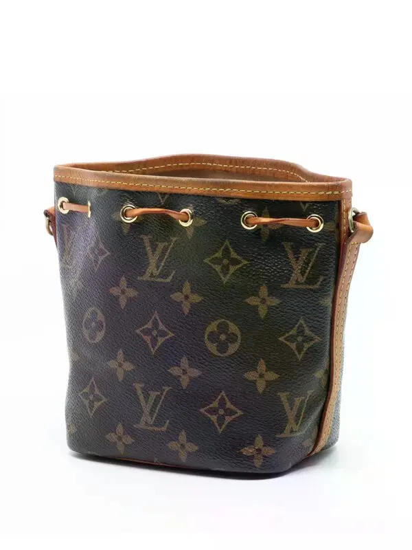 LOUIS VUITTON 2020 Monogram Nano Noe Bucket Bag