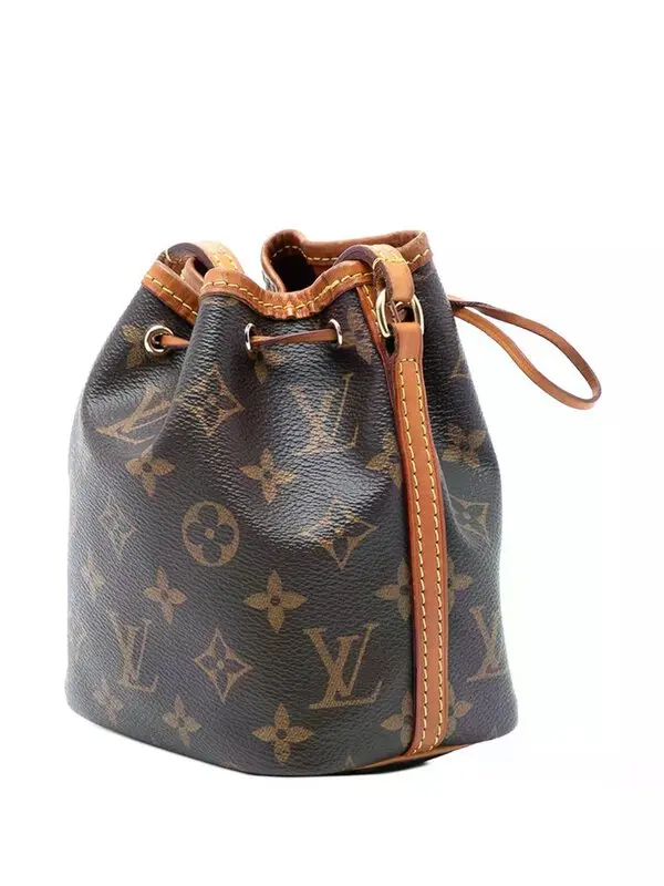 LOUIS VUITTON 2015 Monogram Nano Noe Bucket Bag