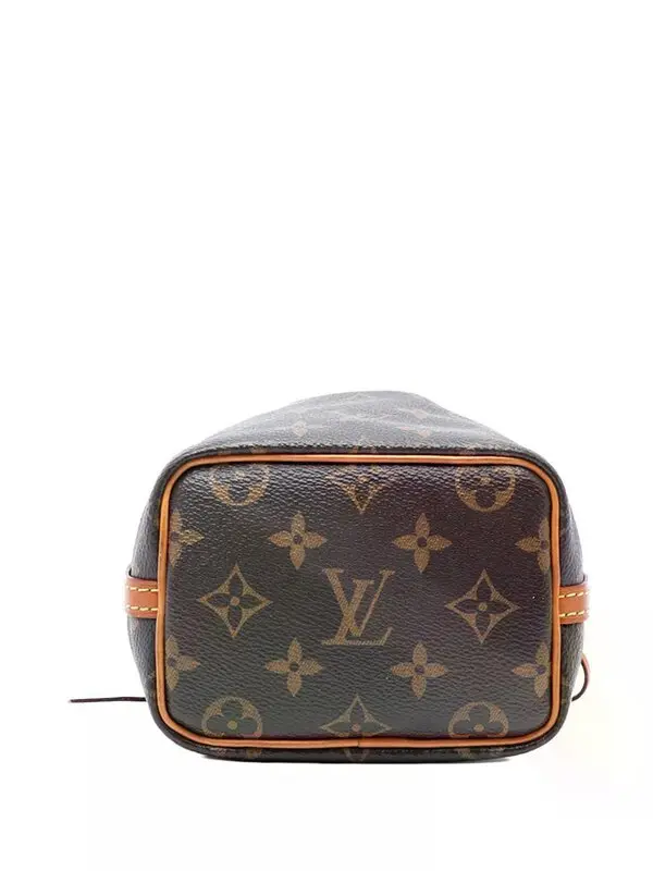 LOUIS VUITTON 2015 Monogram Nano Noe Bucket Bag
