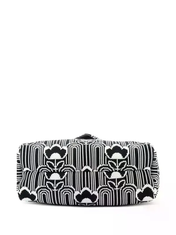 Prada Signaux Jacquard Knit Hobo Bag