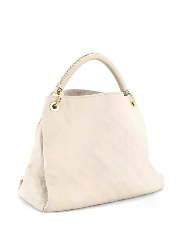 LOUIS VUITTON Artsy Mm Hobo Bag Monogram Empreinte Leather - Neutrals