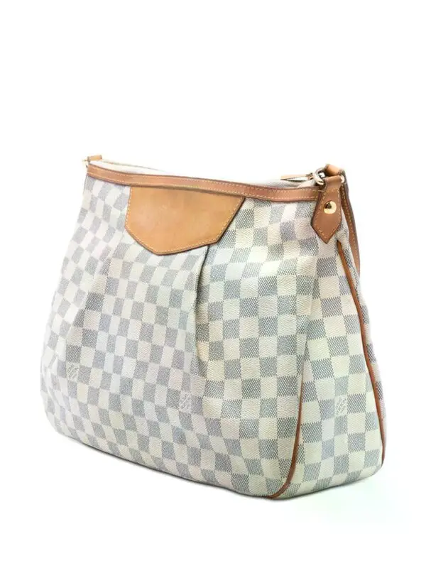 LOUIS VUITTON Damier Azur Siracusa Mm Crossbody Bag
