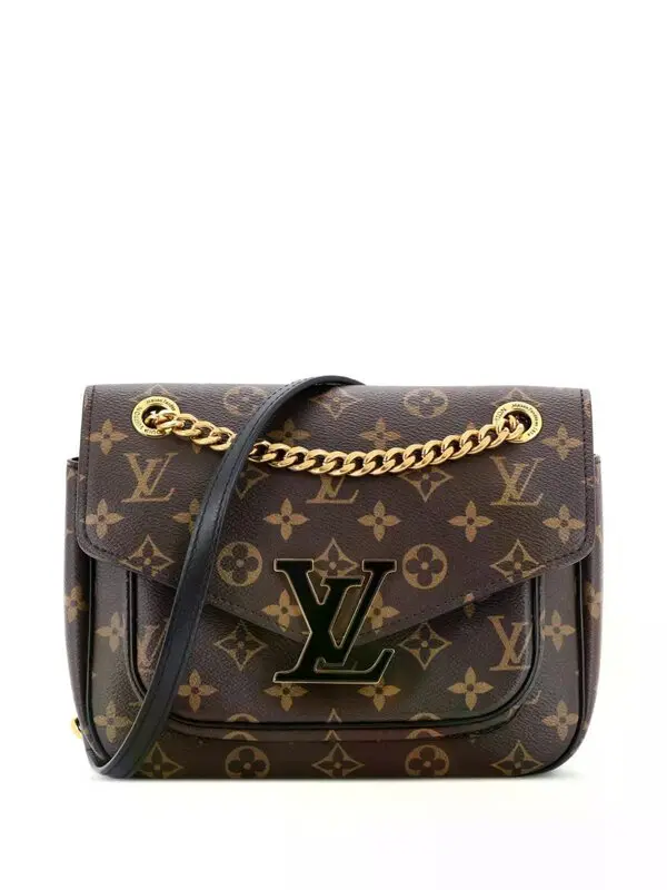 LOUIS VUITTON Passy Handbag Monogram Canvas Crossbody Bag - Brown