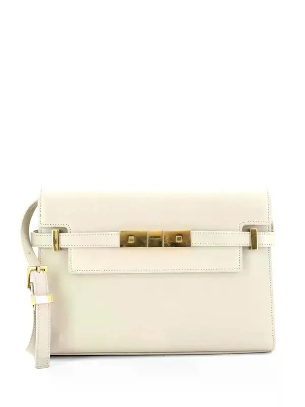 Saint Laurent Manhattan Small Shoulder Bag - White