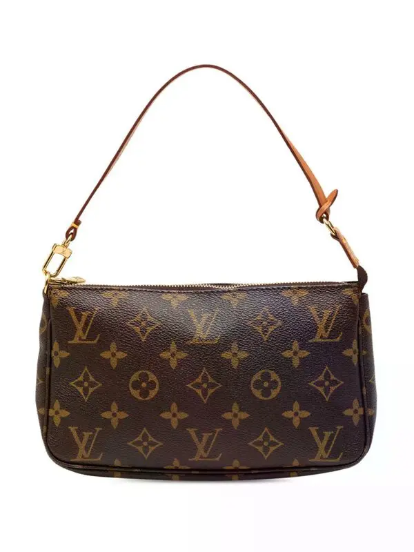 LOUIS VUITTON 2001 Monogram Pochette Accessoires Shoulder Bag